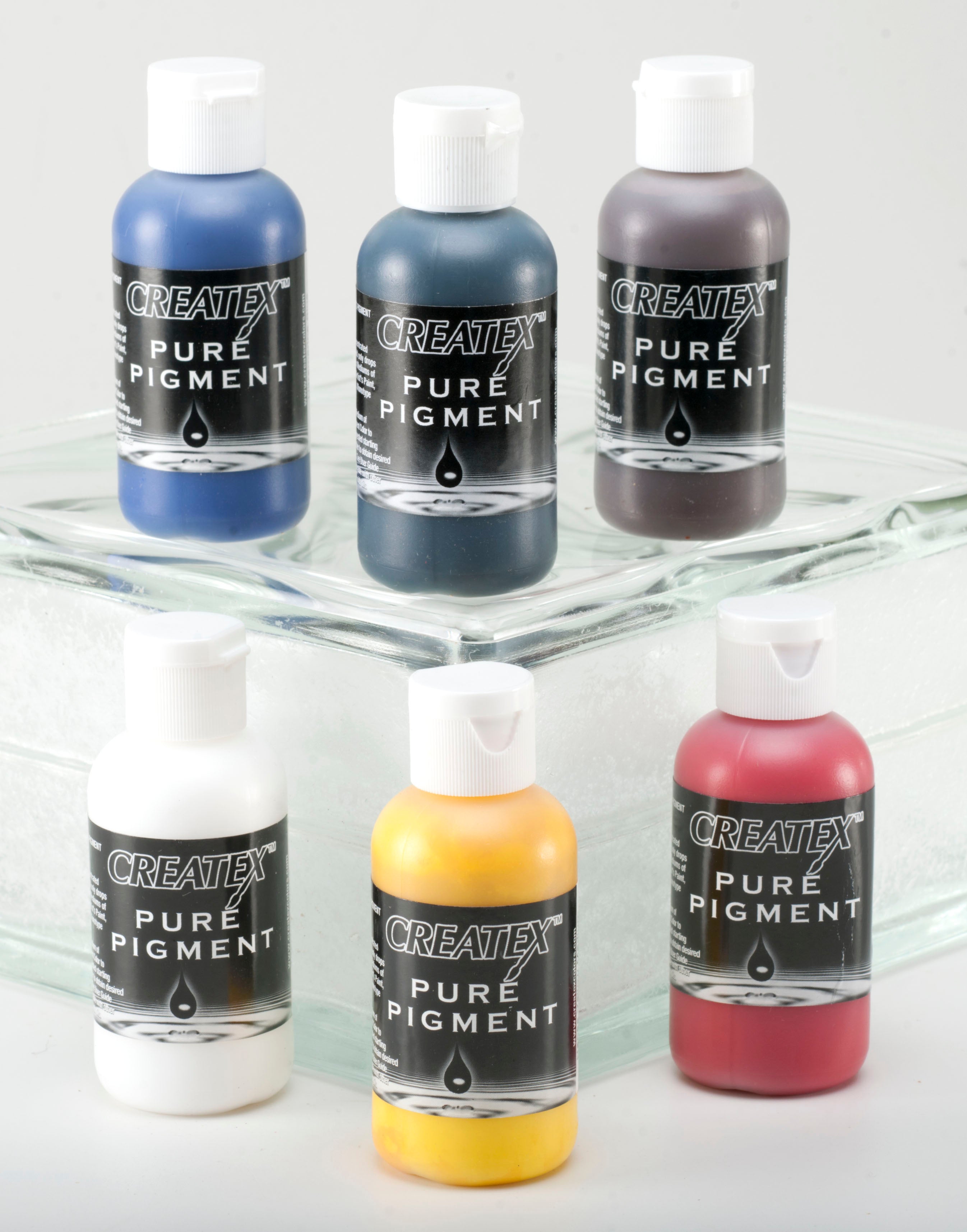 Pure Pigment Paint Sets – 3501-00 2oz. Essential PP Color Set – Createx ...