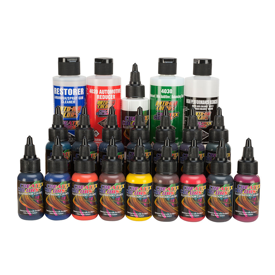 Illustration Colors Paint Sets – 5084-A Createx Illustration Colors Bo ...