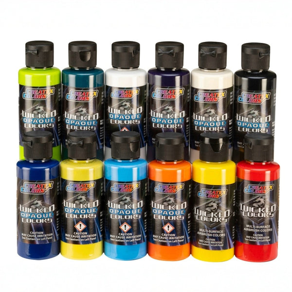Wicked Colors Paint Sets – W130-02 Wicked Colors Opaque Set – 12 x 2oz ...